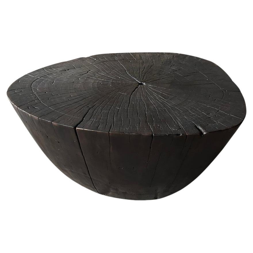 Andrianna Shamaris Charred Minimalist Coffee Table For Sale at 1stDibs