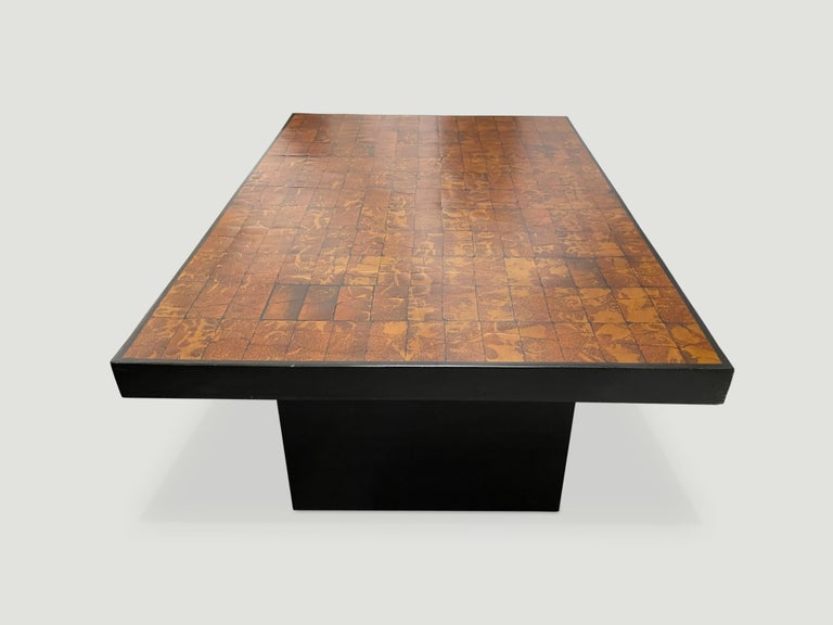 Andrianna Shamaris Cracked Coconut Shell Coffee Table For Sale at ...