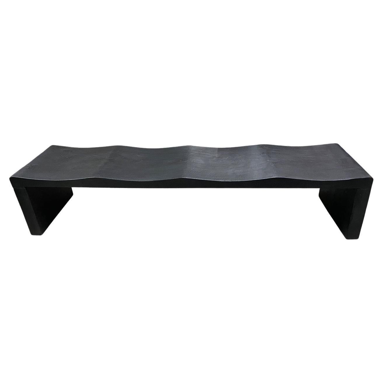 Maria Pergay The Wave Bench For Sale at 1stDibs