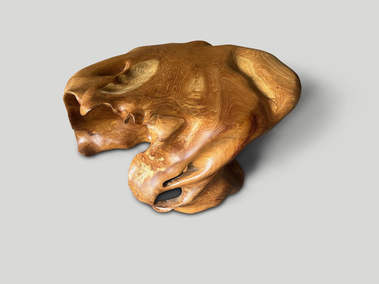 Andrianna Shamaris Impressive Rare Sculptural Coffee Table For Sale at ...