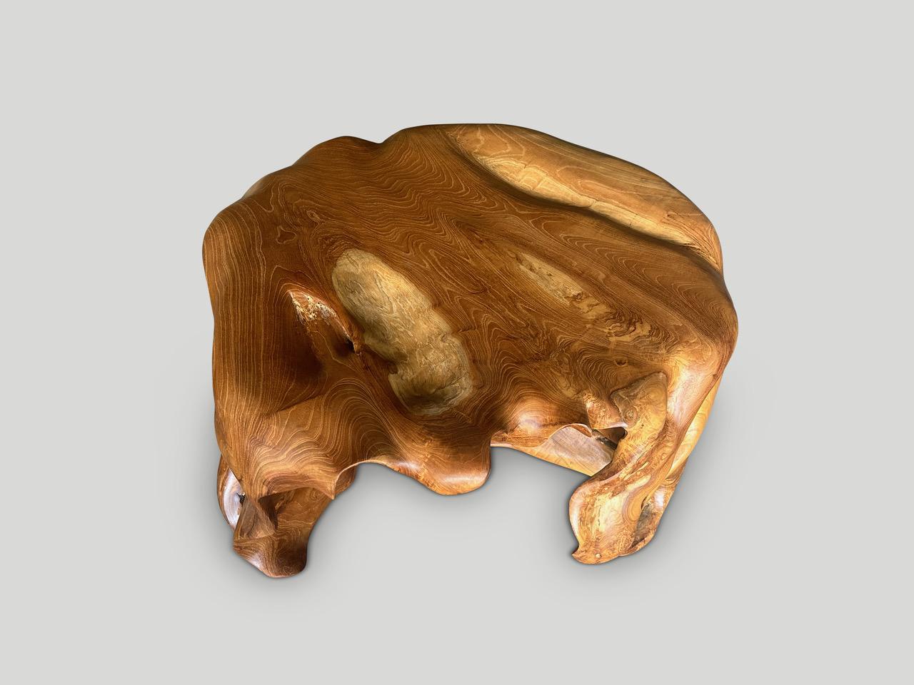 Andrianna Shamaris Impressive Rare Sculptural Coffee Table For Sale at ...