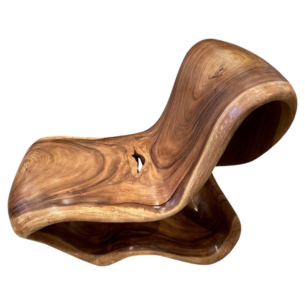 Andrianna Shamaris Impressive Soar Wood Sculptural Chair For Sale at ...