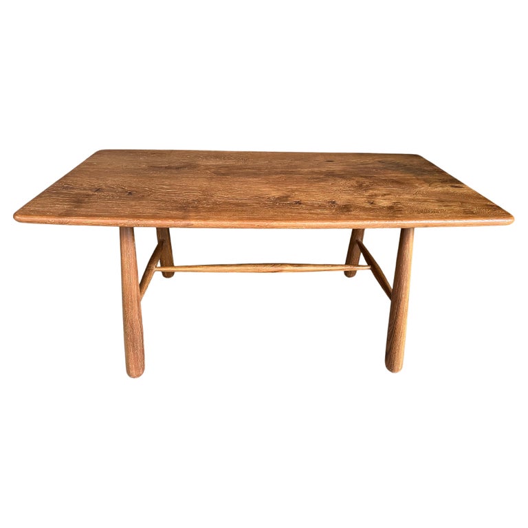 Andrianna Shamaris Mid Century Couture Teak Wood Dining Table or Desk ...