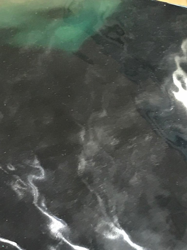 Andrianna Shamaris Obsidian Volcanic Glass Side Table at 1stDibs