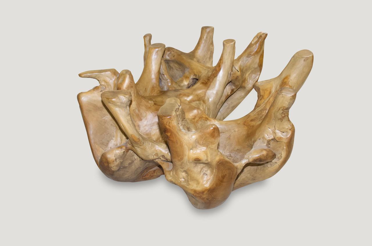 Andrianna Shamaris Teak Root Coffee Table Base at 1stDibs