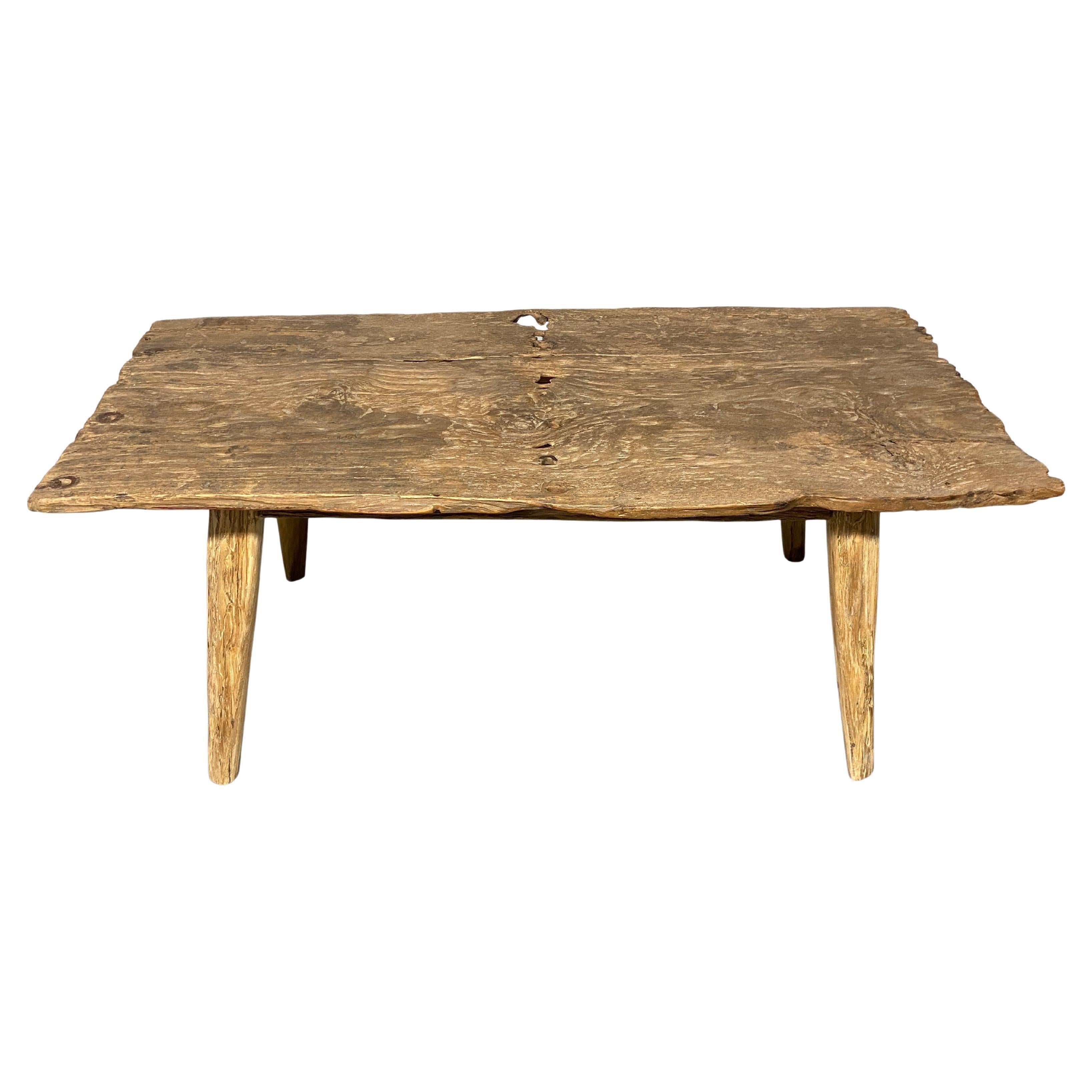 Ethnic / Rustic Primitive Naga Wood Indian Coffee Table from Tribes of ...