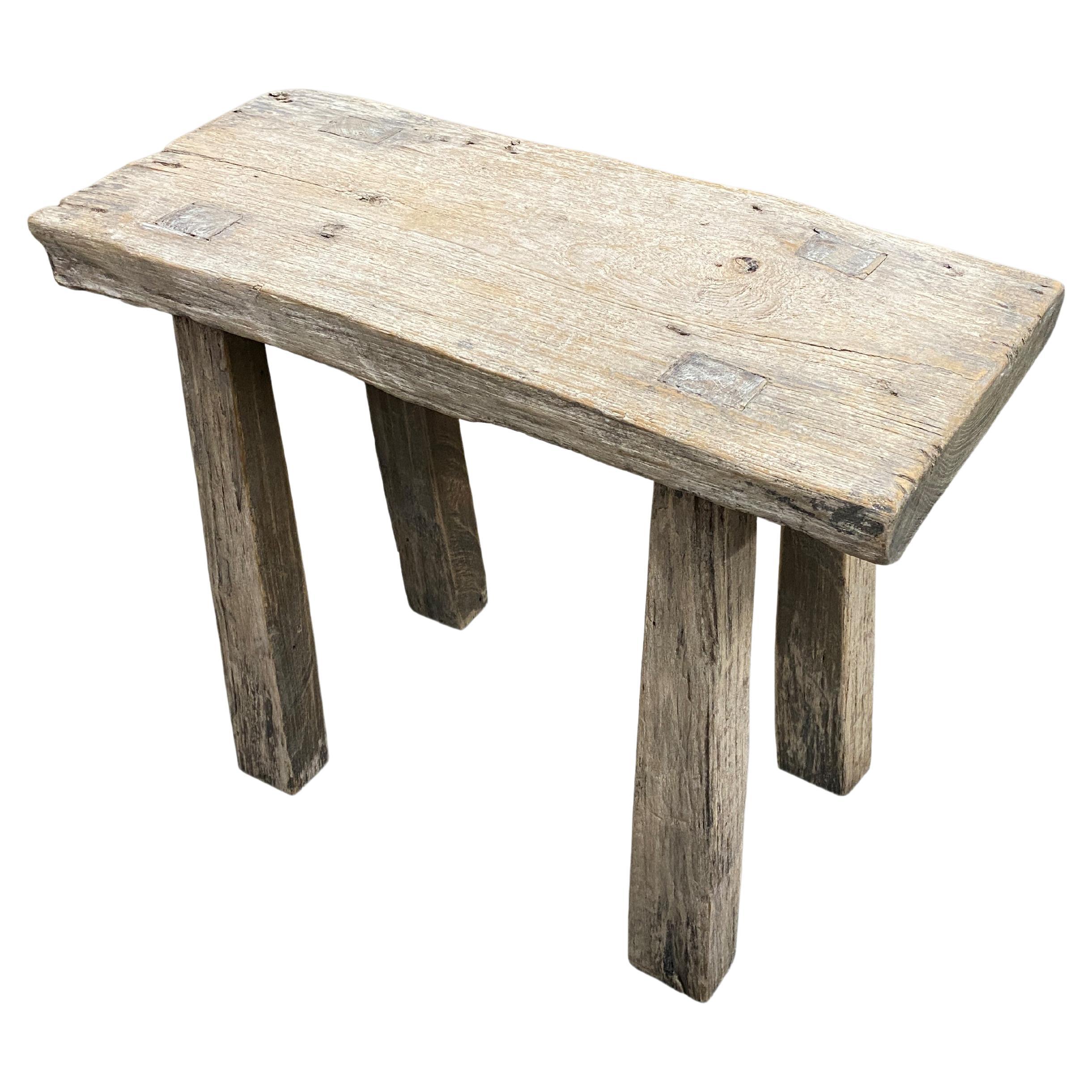 Andrianna Shamaris African Wood Wabi-Sabi Ashanti Stool at 1stDibs