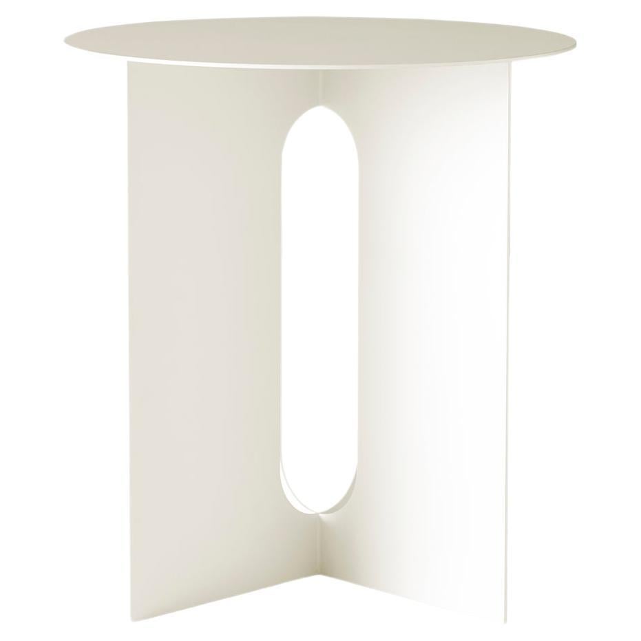 Androgyne Side Table - Ivory Steel -by Danielle Siggerud for Audo For ...