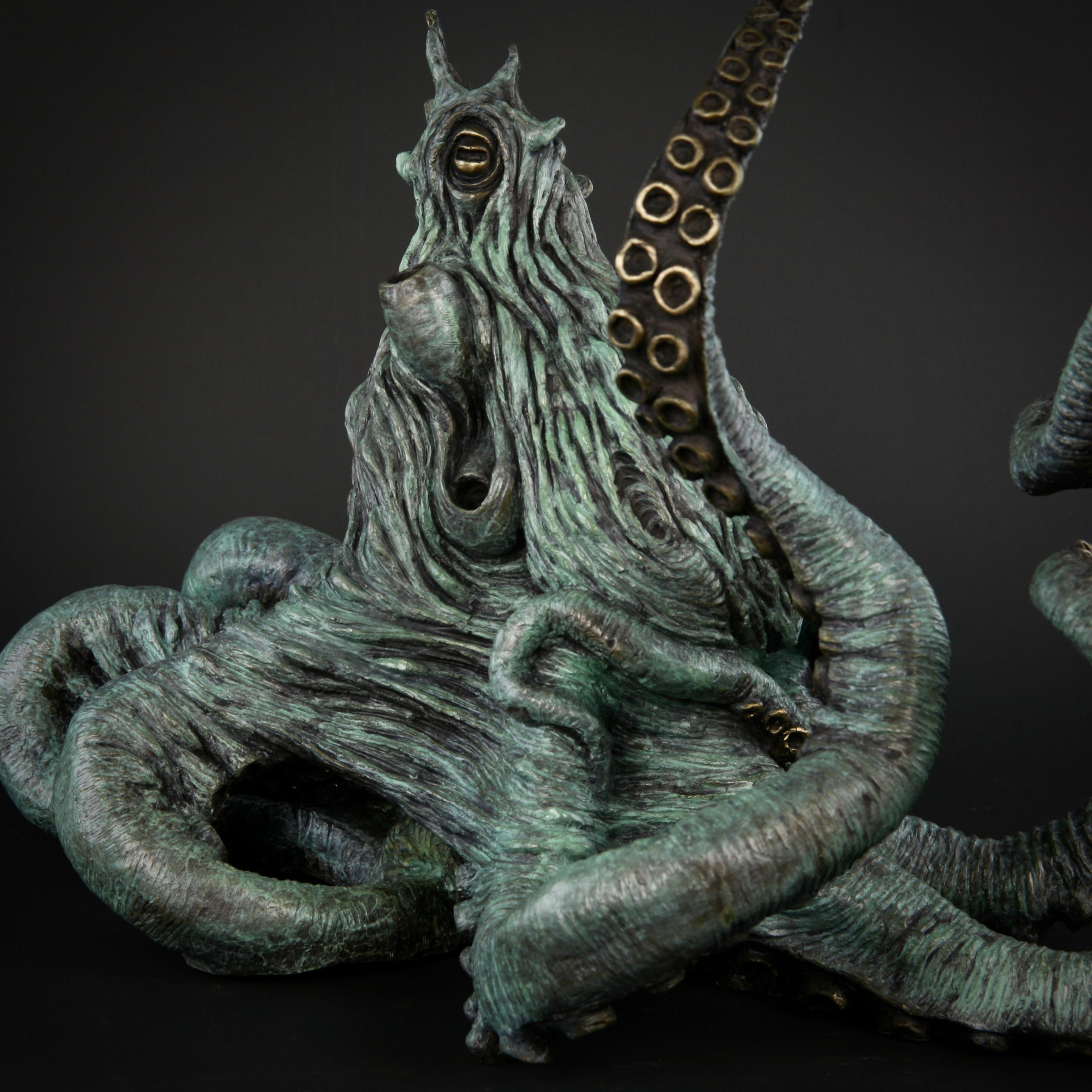 Andrzej Szymczyk - Octopus II - bronze sculpture cast marine wildlife ...