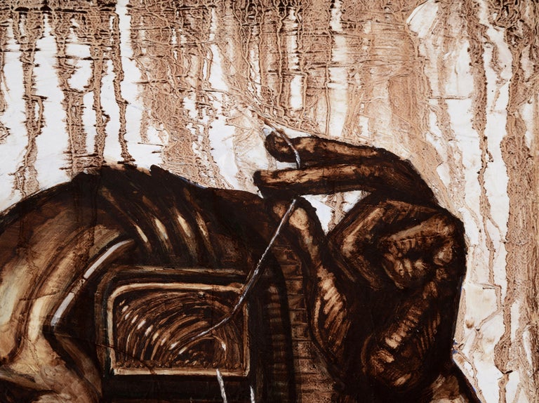 Andy Smith - Self Improvement - Surreal Android Portrait in Oil on ...