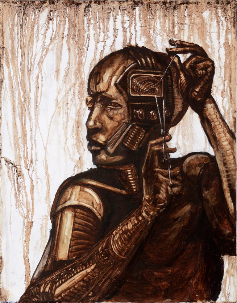 Andy Smith - Self Improvement - Surreal Android Portrait in Oil on ...