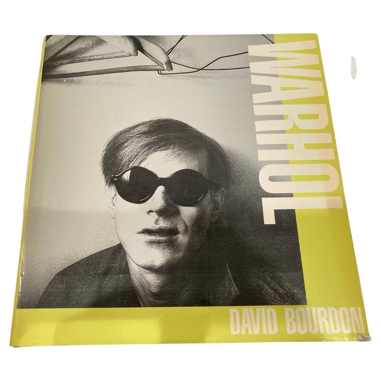 Andy Warhol by David Bourdon Collectible Poster Art Book Vintage, 1989 For Sale at 1stDibs