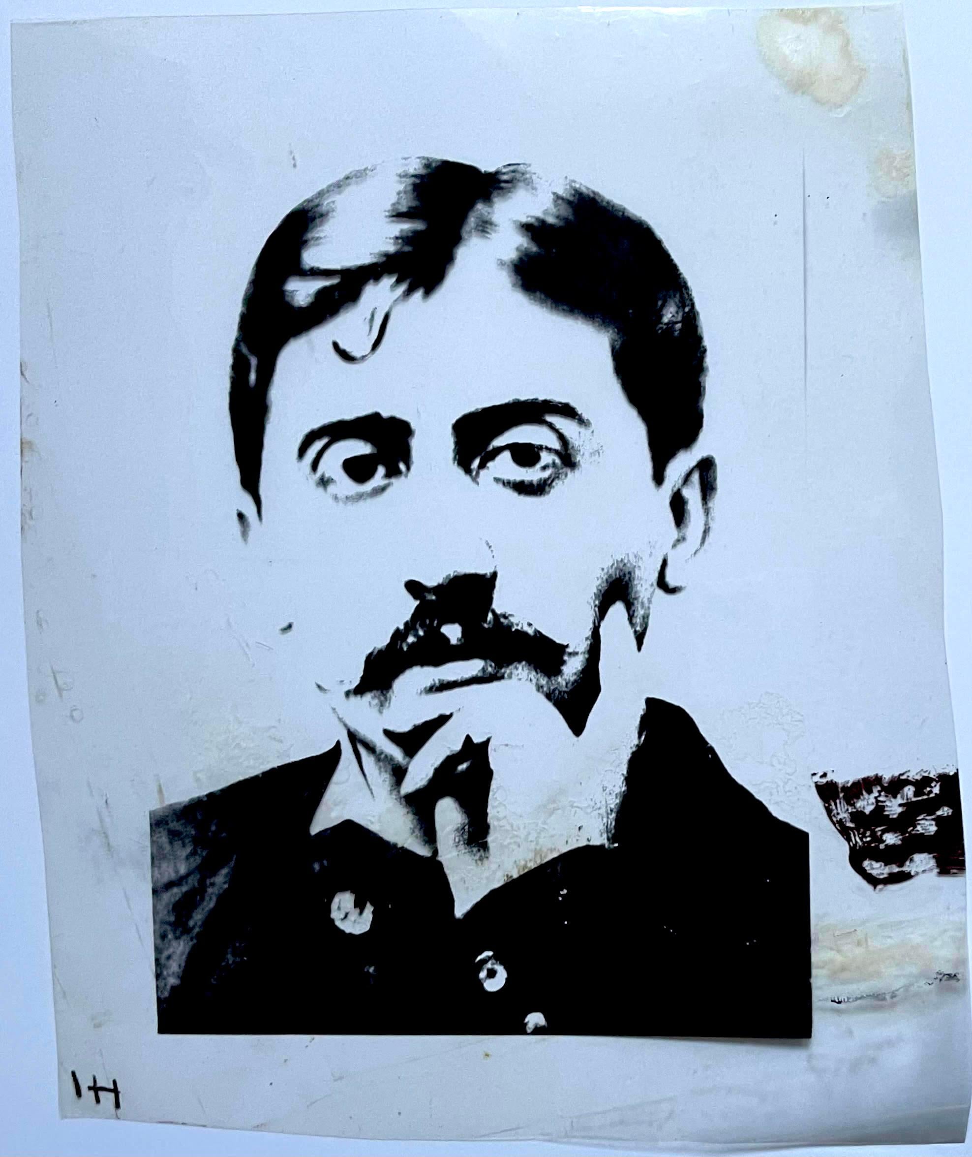 Andy Warhol - Acetate positive of Marcel Proust For Sale at 1stDibs