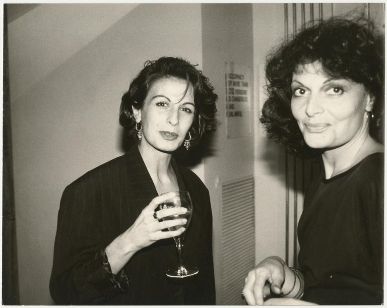 Andy Warhol - Alba Clemente and Diane von Furstenberg For Sale at 1stDibs
