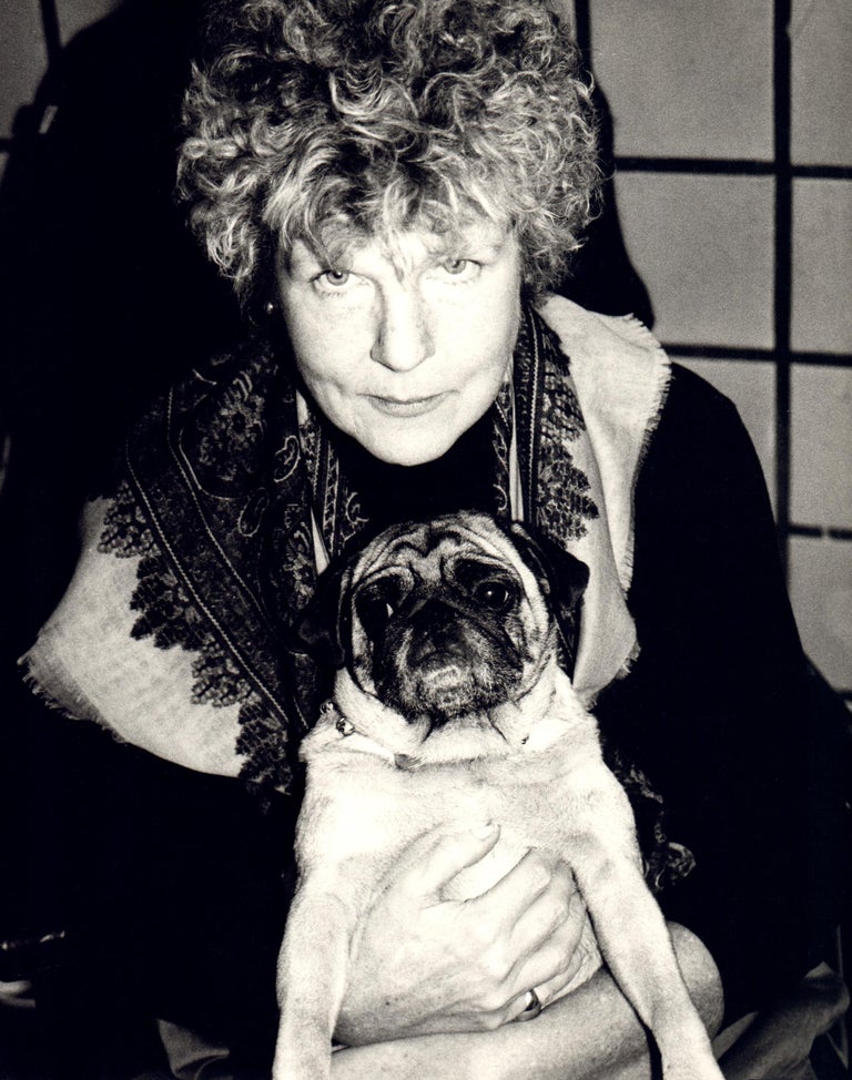 Andy Warhol - Andy Warhol, Photograph of Brigid Berlin with Pug, 1986 ...