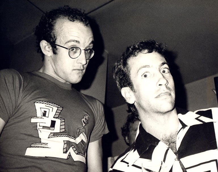 Andy Warhol - Andy Warhol, Photograph of Keith Haring and Kenny Scharf ...