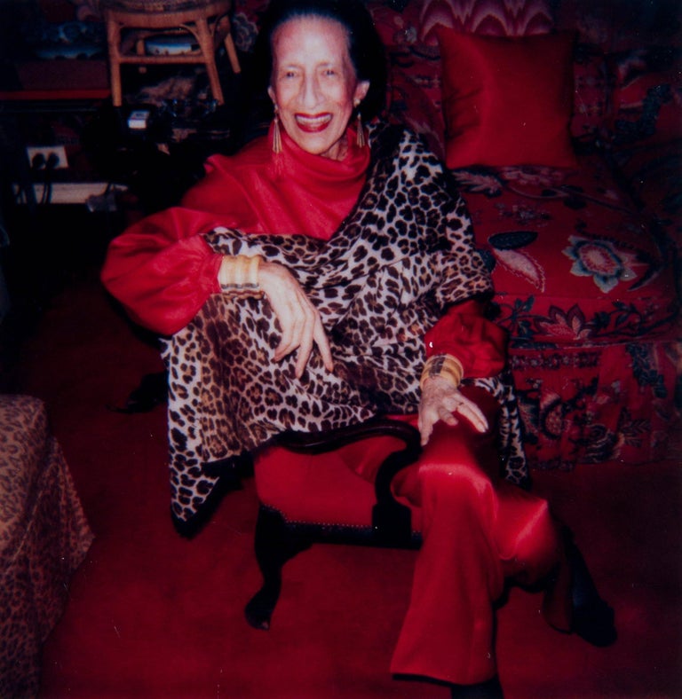 Andy Warhol - Andy Warhol, Polaroid Photograph of Diana Vreeland, 1983-4 For Sale at 1stDibs