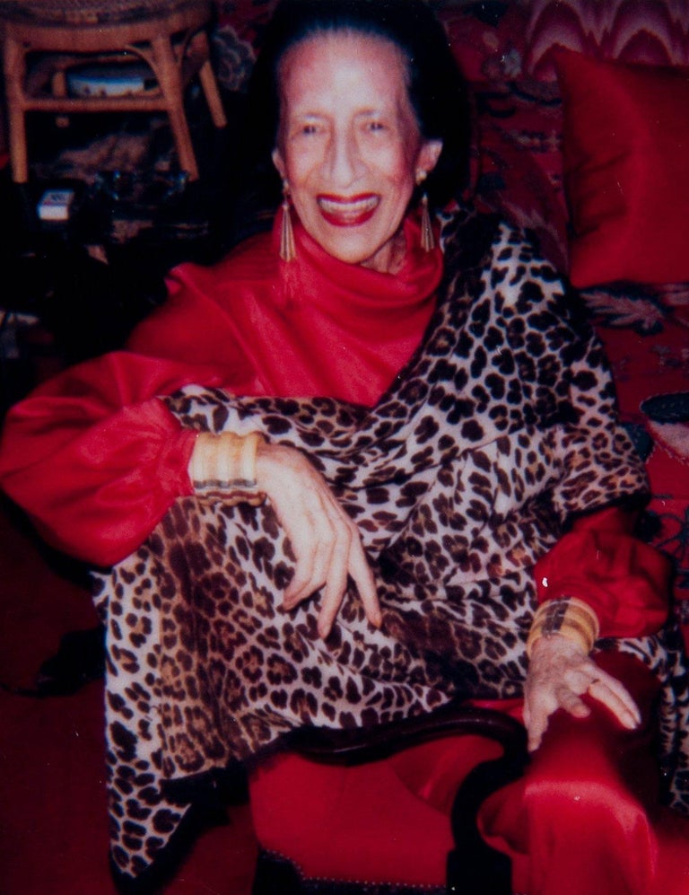 Andy Warhol - Andy Warhol, Polaroid Photograph of Diana Vreeland, 1983-4 For Sale at 1stDibs