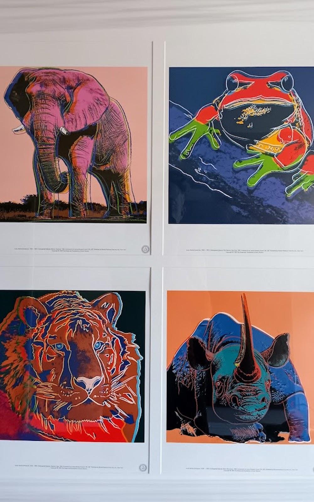 Andy Warhol's Endangered Species, 1989 ( A Portfolio of 6 Prints ...