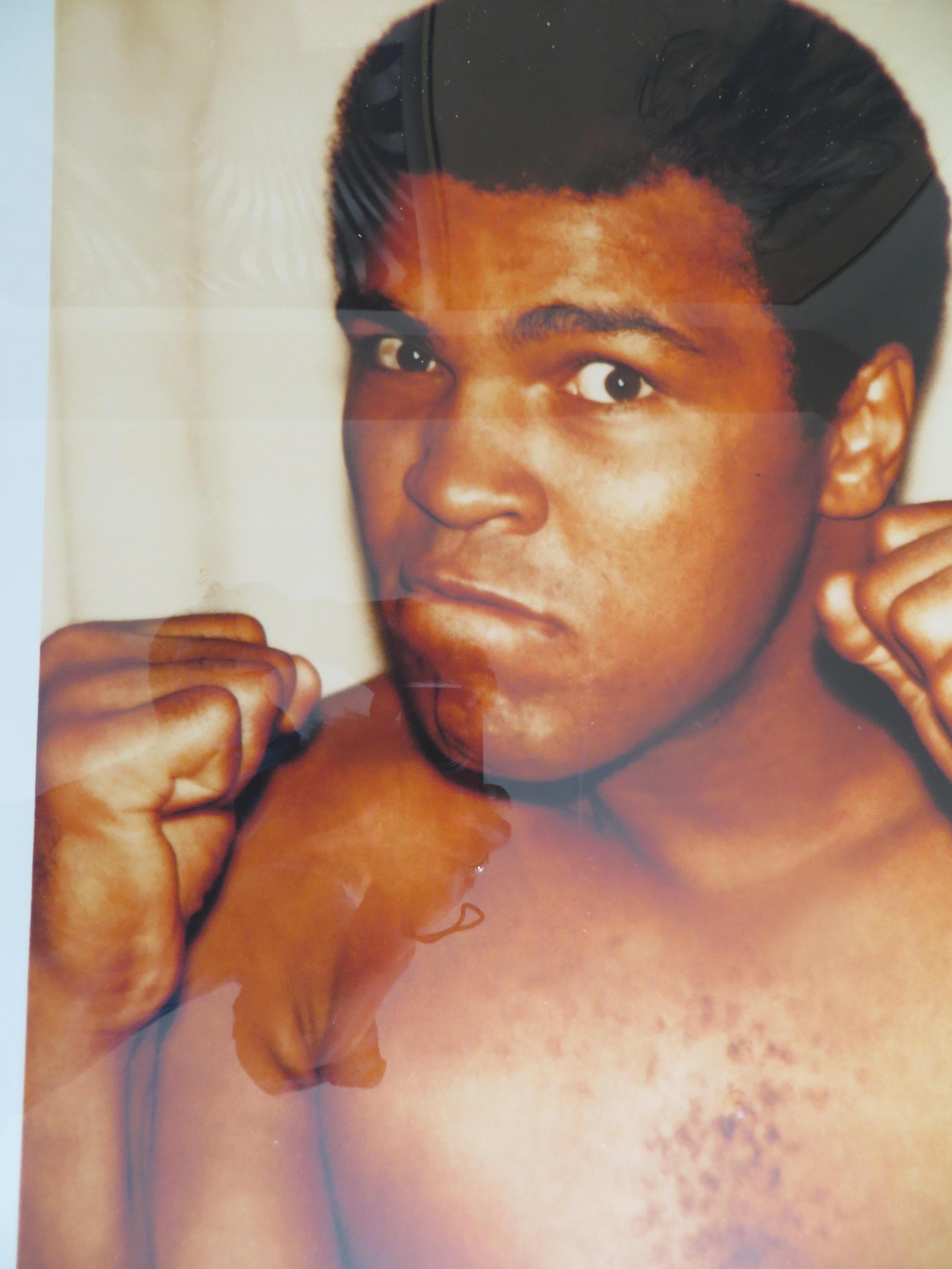 Andy Warhol's fondation Polaroids Muhammed Ali Screen Print For Sale at ...