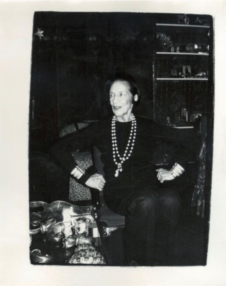 Andy Warhol - Diana Vreeland For Sale at 1stDibs