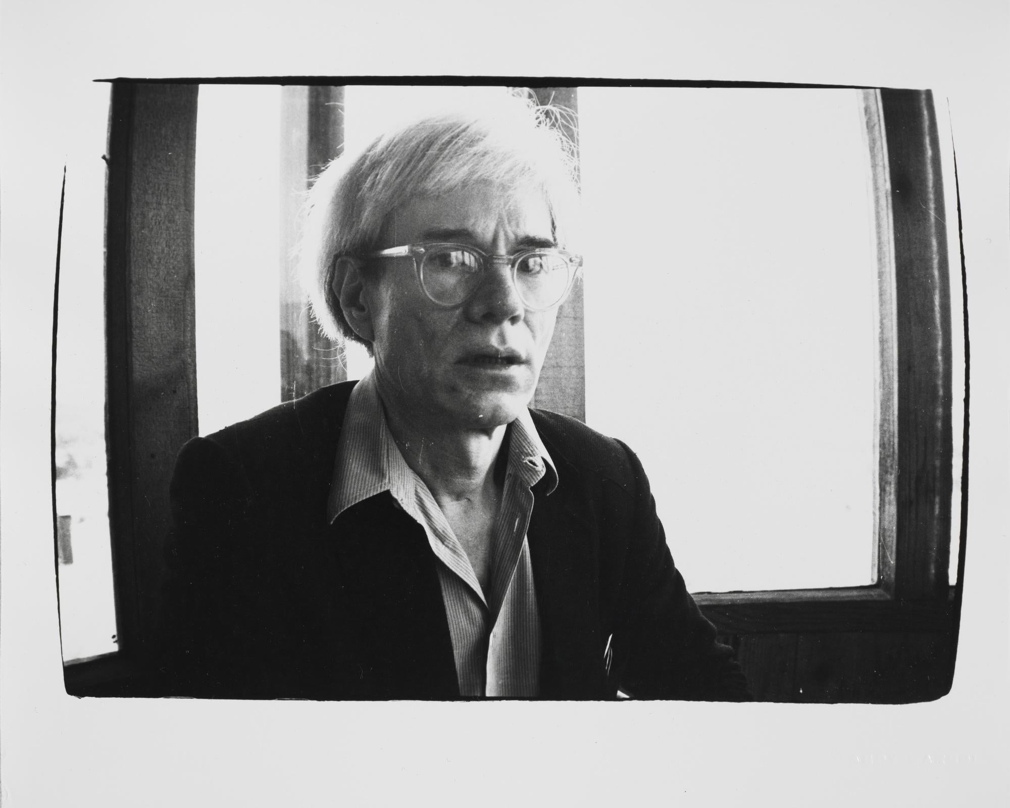 Andy Warhol - Gelatin silver print of Self-Portrait by Andy Warhol For ...