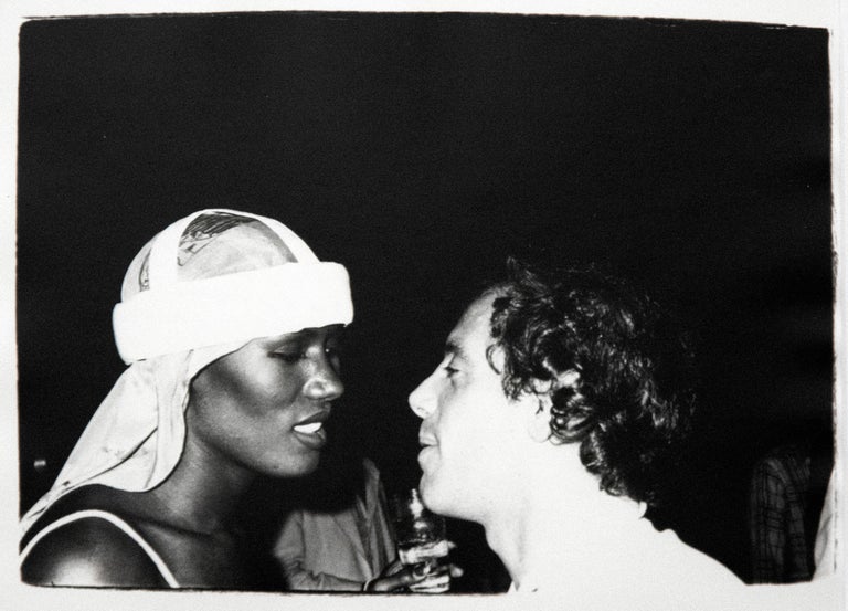 Andy Warhol - Grace Jones and Steve Rubell For Sale at 1stDibs