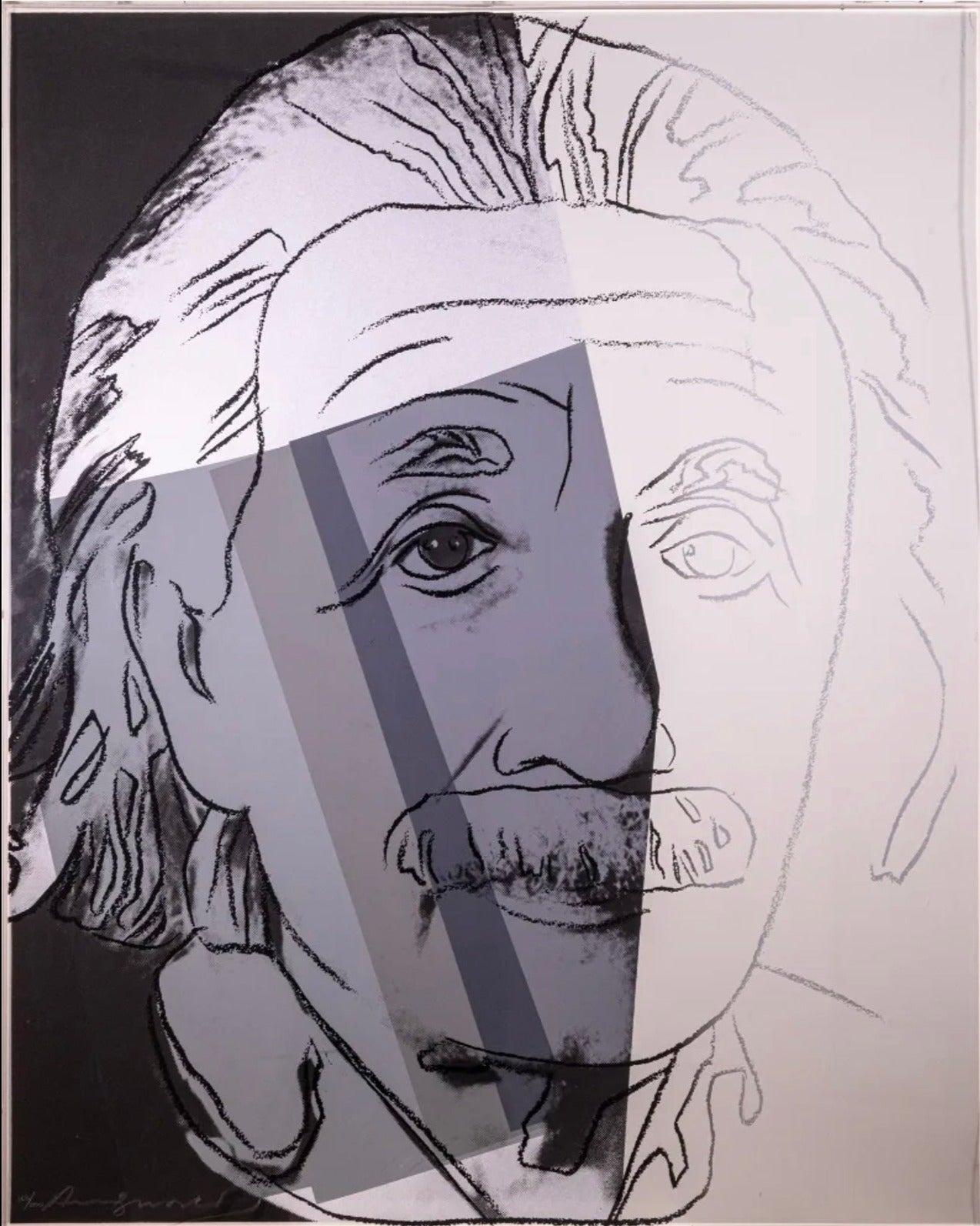 Andy Warhol - Albert Einstein, from Ten Portraits of Jews of the ...