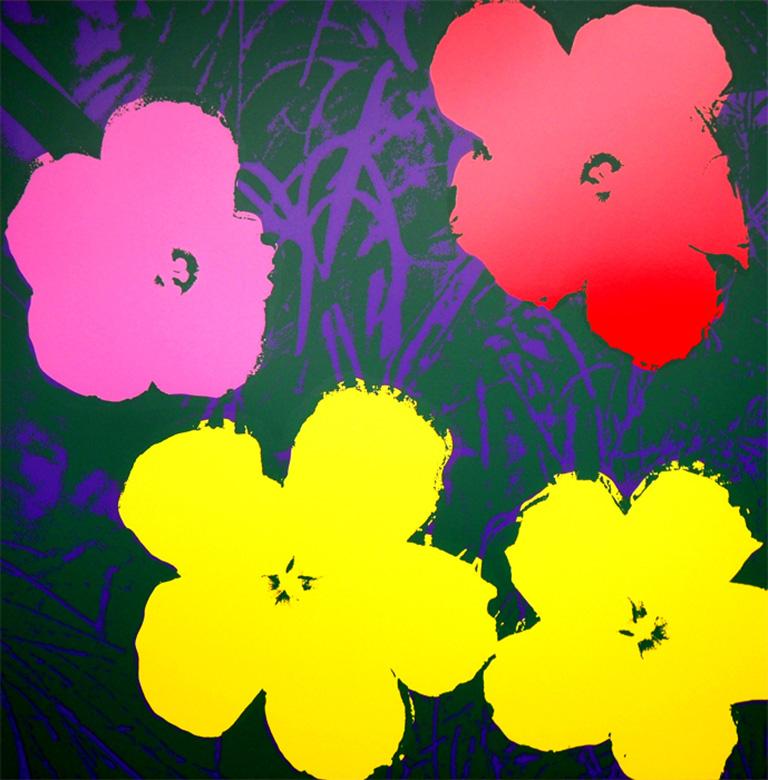 Andy Warhol FLOWERS PORTFOLIO SET. 10 Silkscreens Pop Art American Icon ...