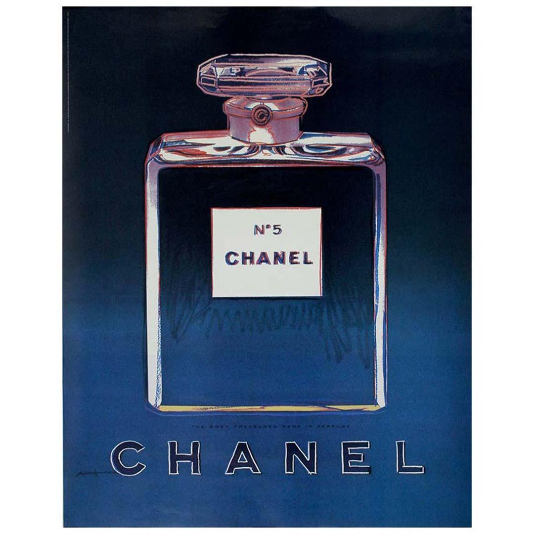 Andy Warhol's 1997 original poster for Chanel N°5 - Perfume For Sale at 1stDibs