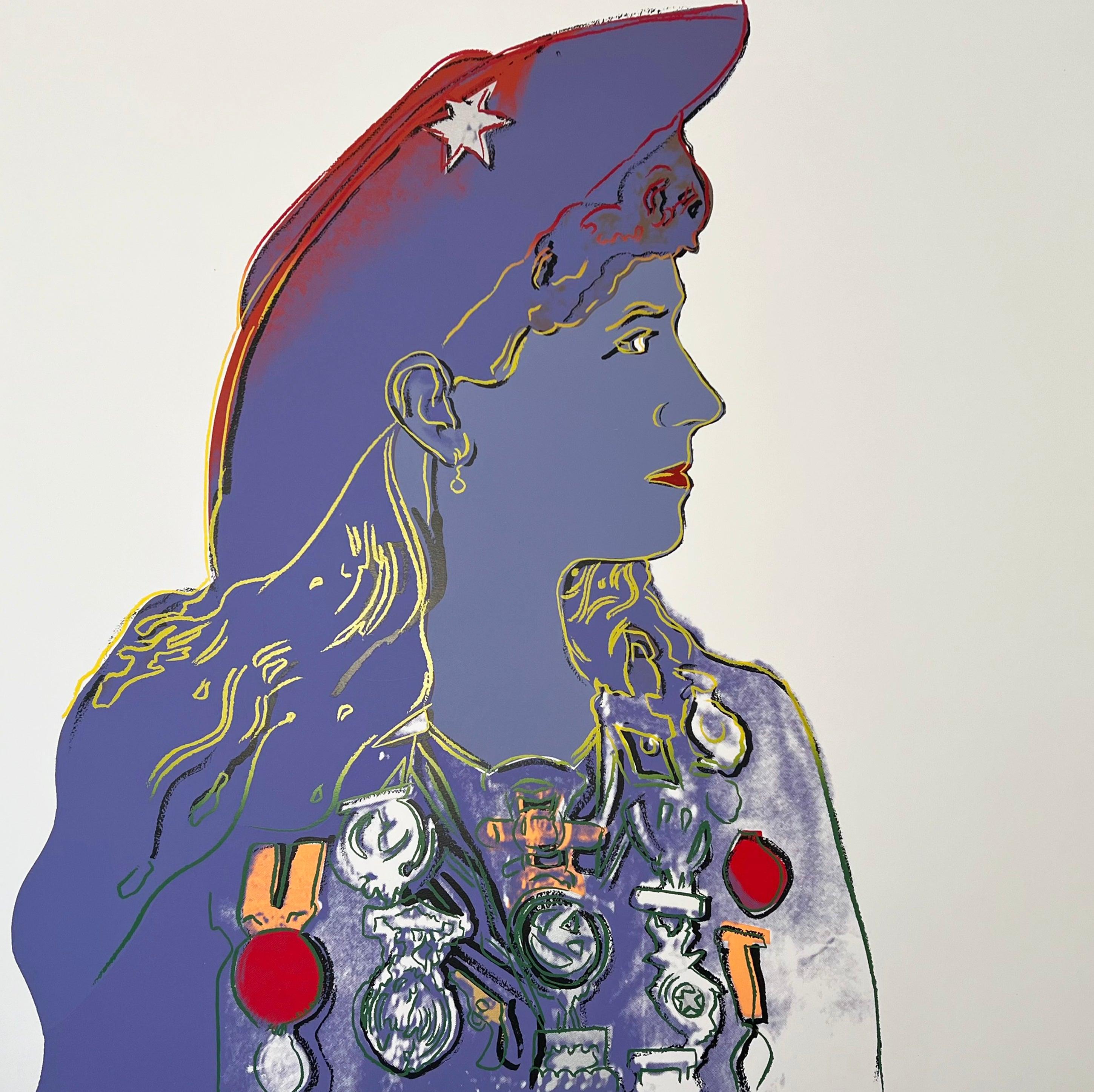 Andy Warhol - Annie Oakley, from Cowboys and Indians (Unique Proof) For ...