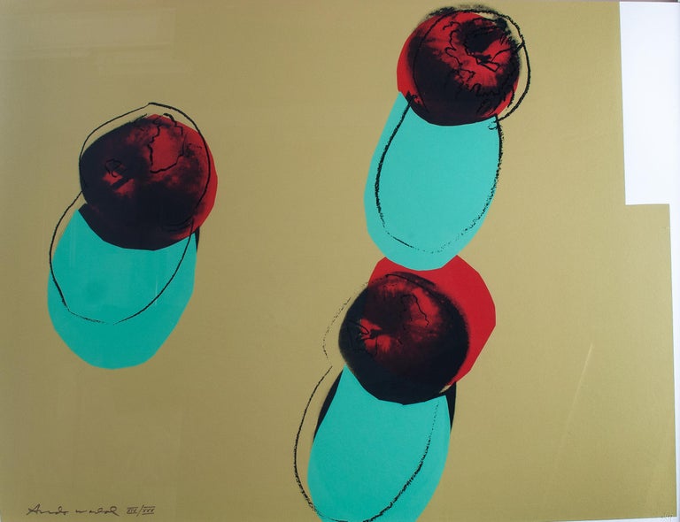 Andy Warhol - "Apples" Portfolio Space Fruit: Still Life For Sale at ...