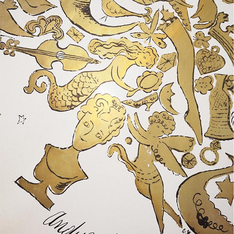 Andy Warhol - Christmas Tree, Andy Warhol -Gold Leaf, Print, Pop Art ...