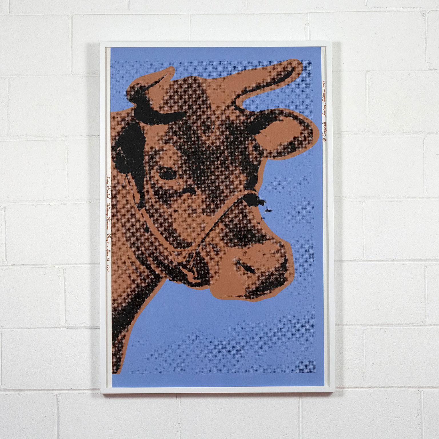 Andy Warhol - Cow at 1stDibs | alex colville cows, alex colville cow