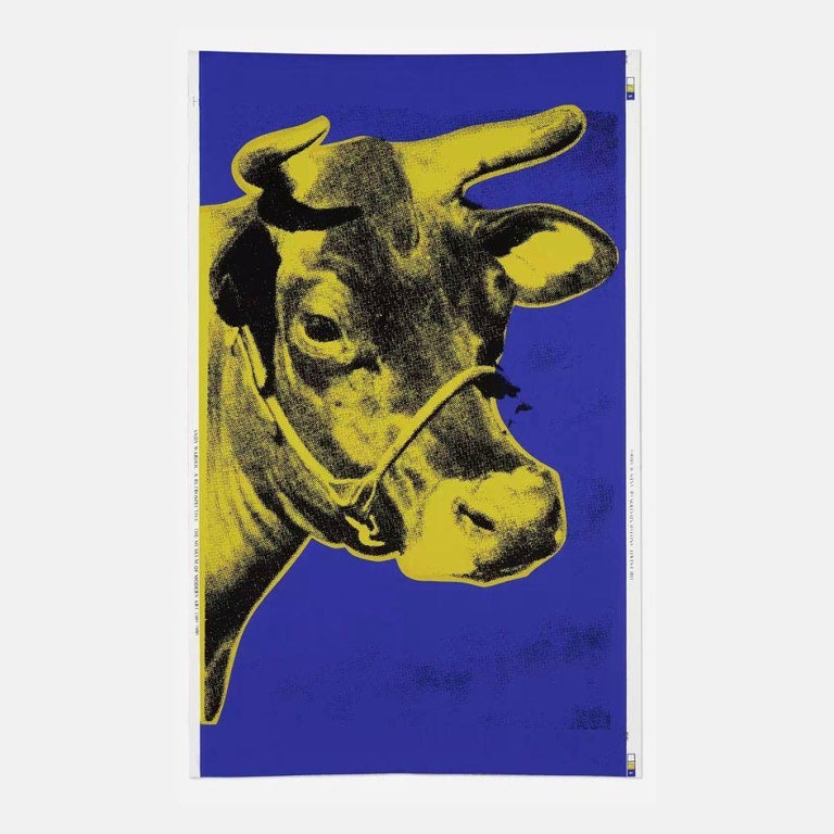 Andy Warhol - Cow (from the Andy Warhol 1989 Retrospective at The ...