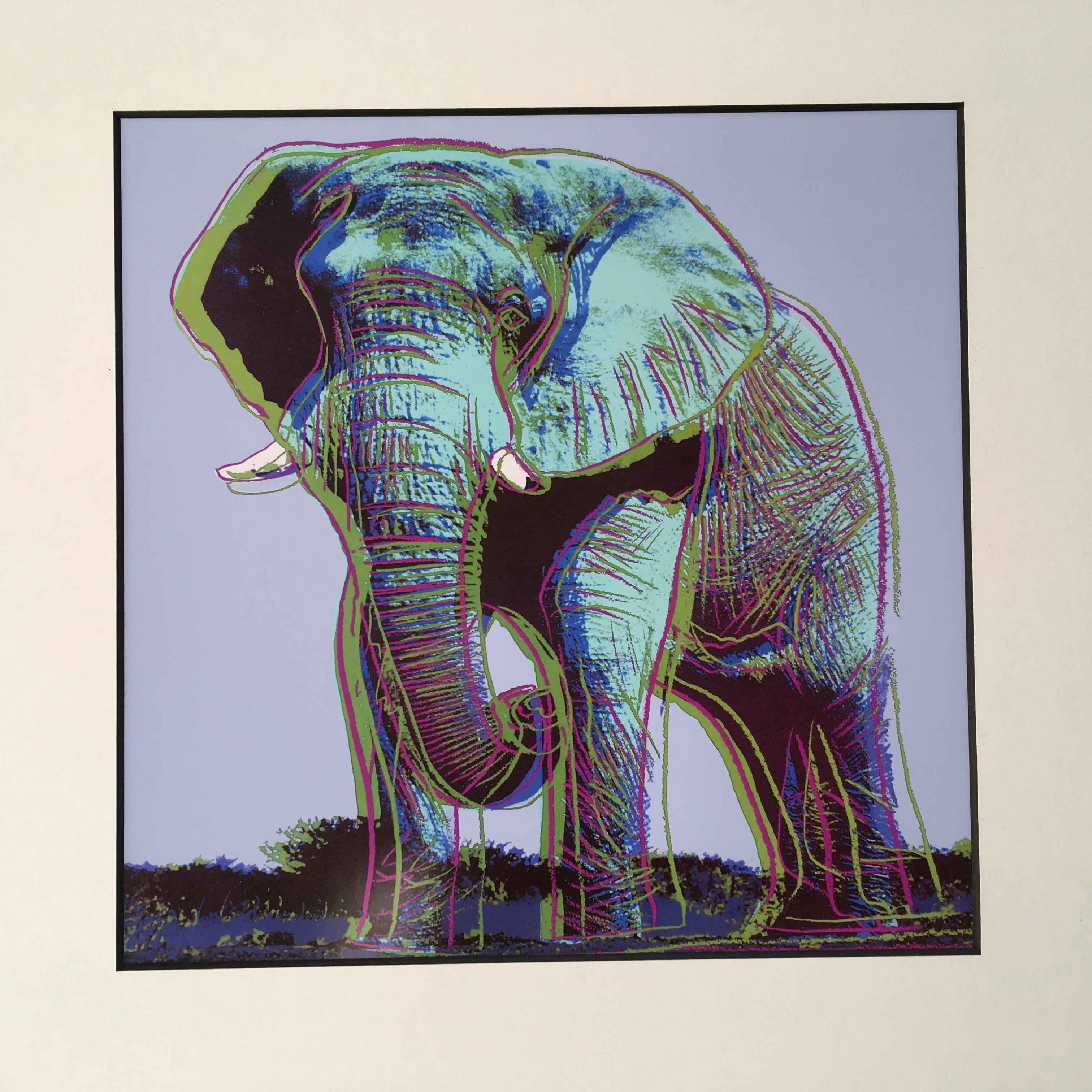 Andy Warhol (after) Endangered Species "African Elephant", Art Basel ...