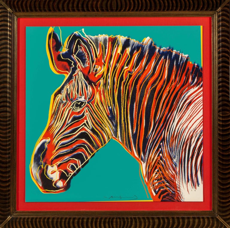 Andy Warhol - Grevy's Zebra, from Endangered Species F&S II.300 at 1stDibs