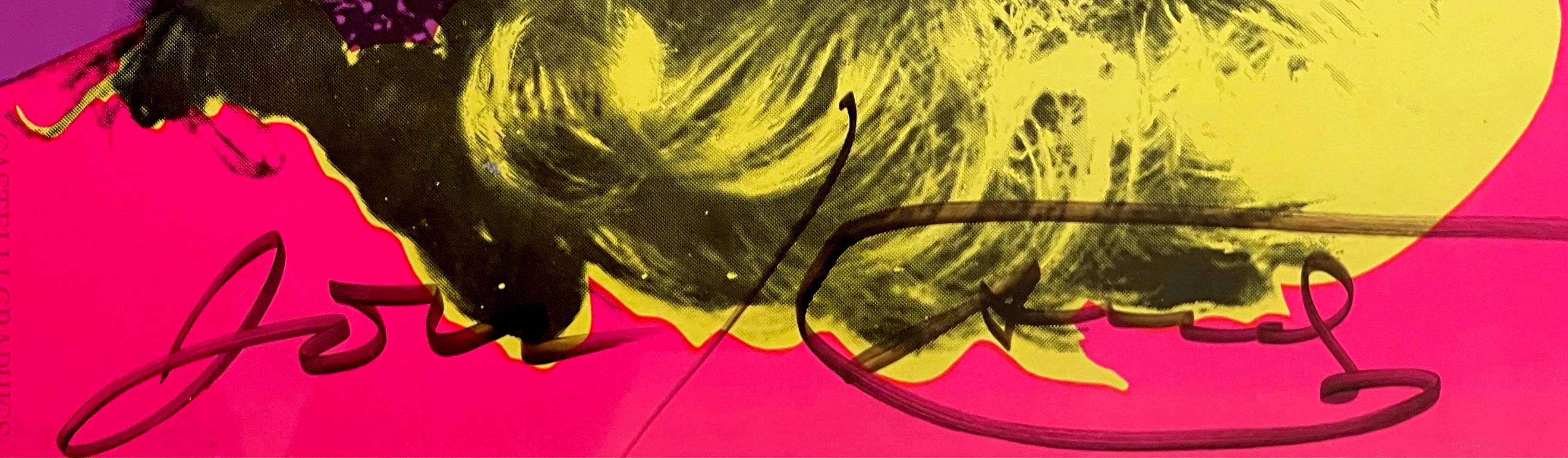 Andy Warhol - Marilyn at Leo Castelli (Large), signed and inscribed by ...