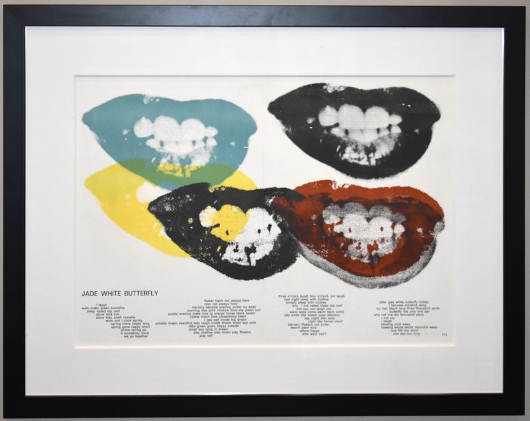 Andy Warhol - Marilyn Monroe I Love Your Kiss Forever Forever at 1stDibs