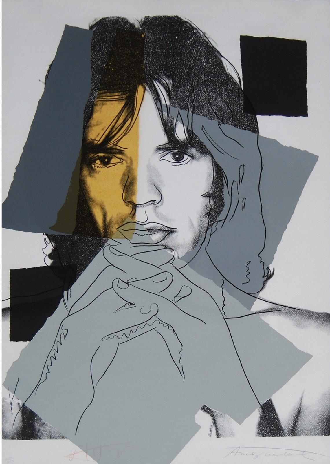 Andy Warhol - Mick Jagger F&S II.143 at 1stDibs