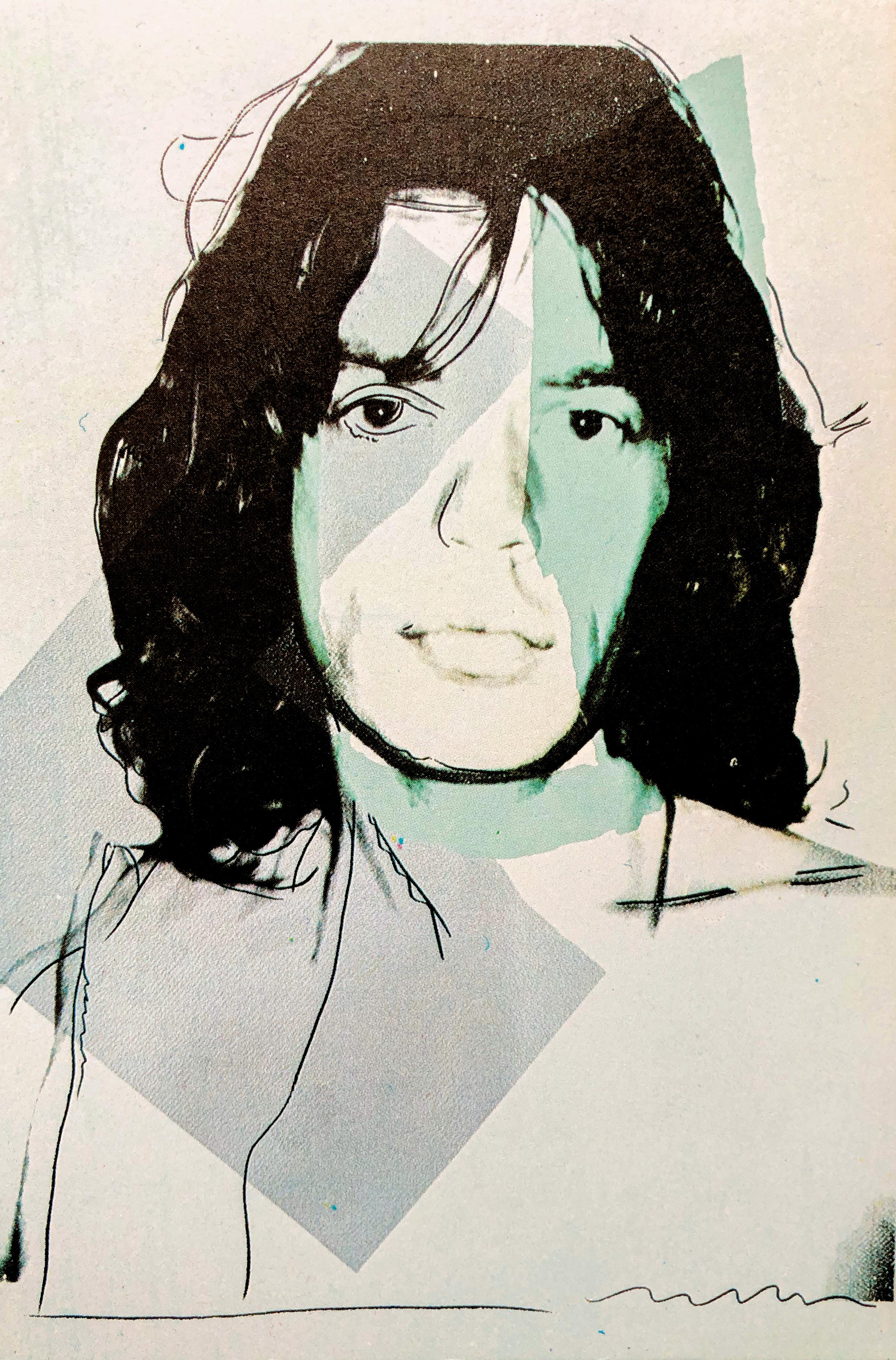 Mick Jagger 1975, Announcement Card, musician, pop art, portfolio ...