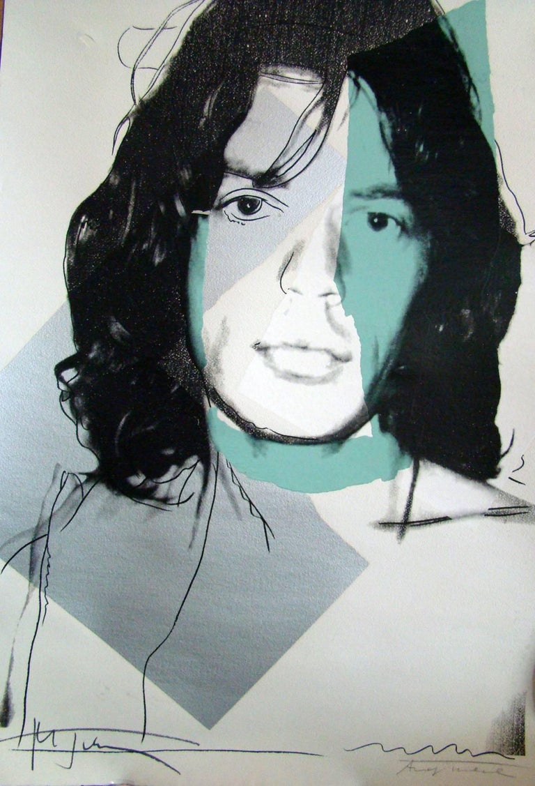 Andy Warhol - Mick Jagger (FS II.138) For Sale at 1stDibs