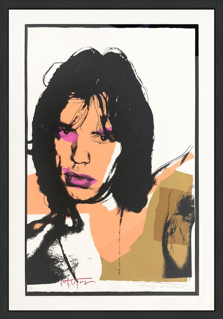 Andy Warhol - MICK JAGGER FS II.141 For Sale at 1stDibs