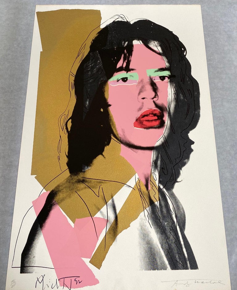 Andy Warhol - Mick Jagger F&S II.143 at 1stDibs