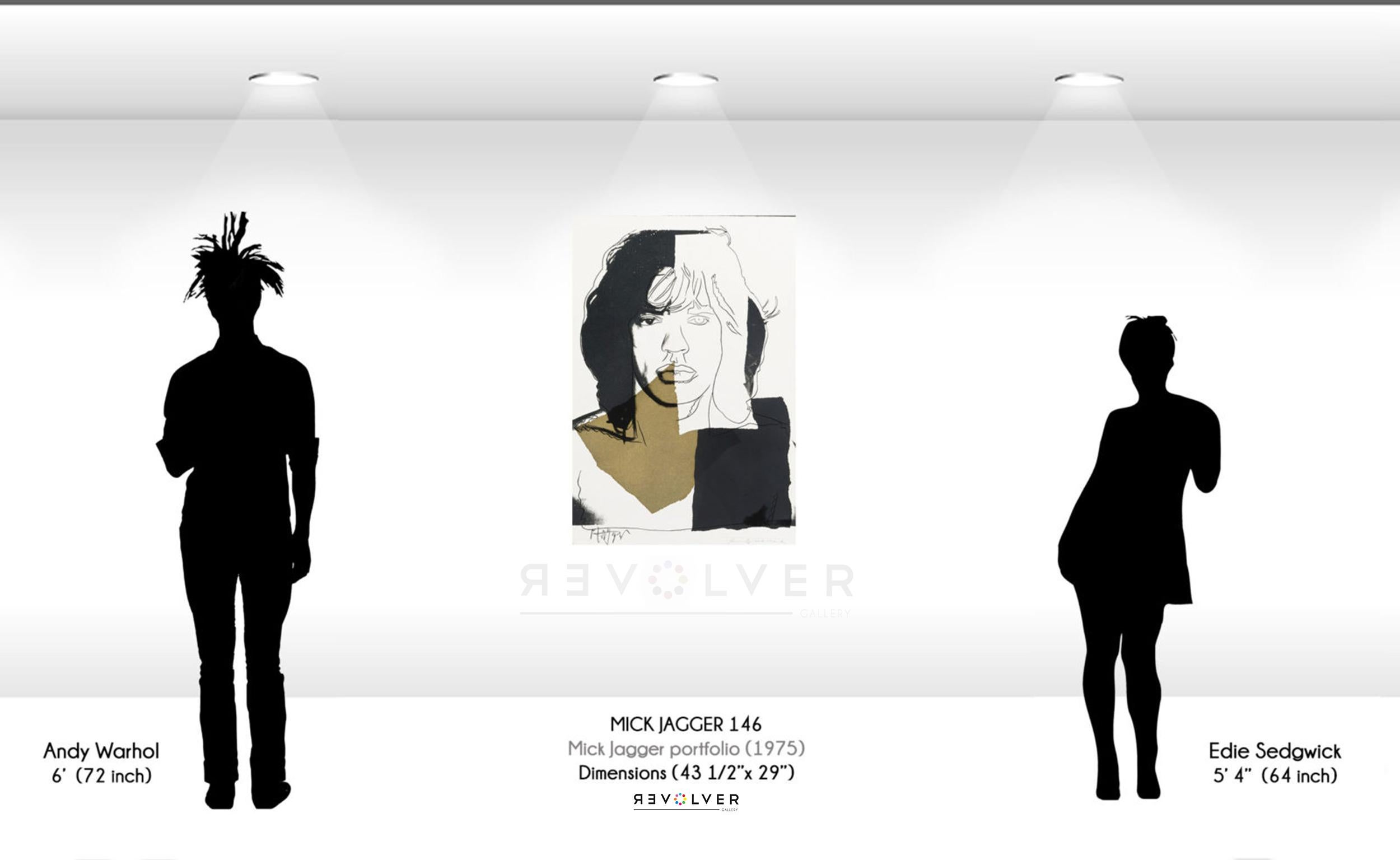 Andy Warhol - Mick Jagger (FS II.146) en venta en 1stDibs