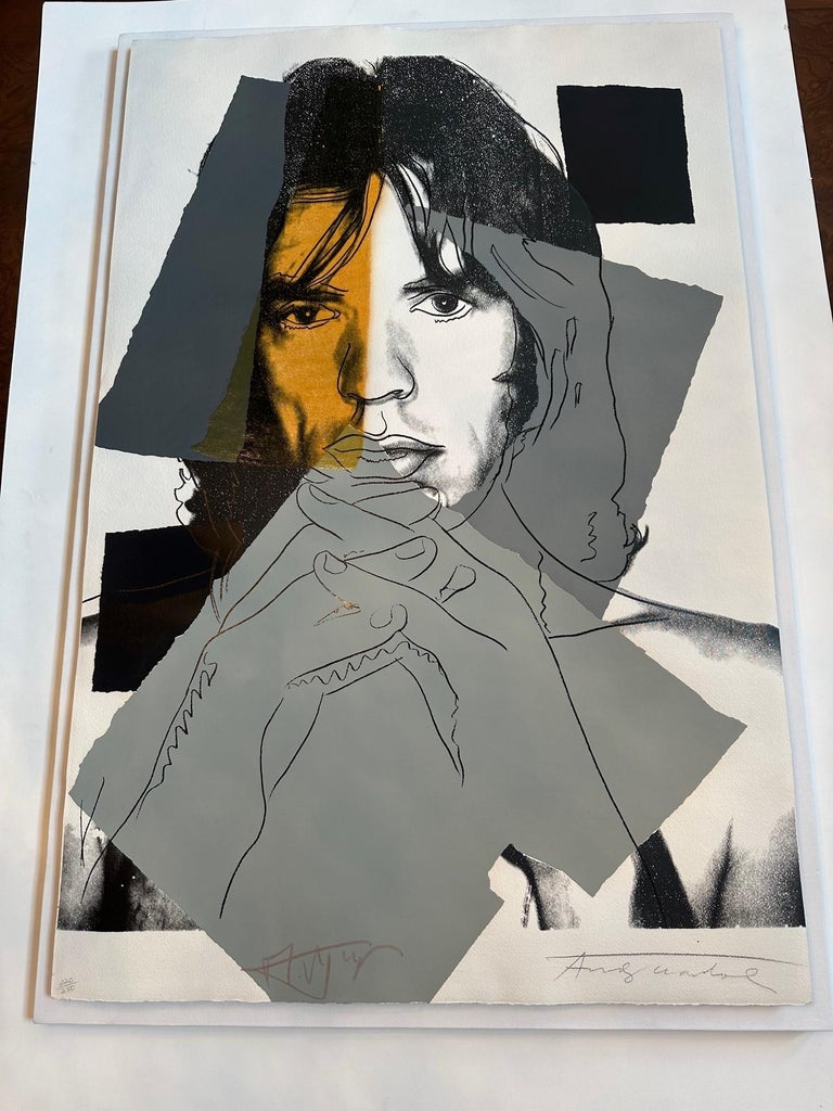 Andy Warhol - Mick Jagger F&S II.147 For Sale at 1stDibs