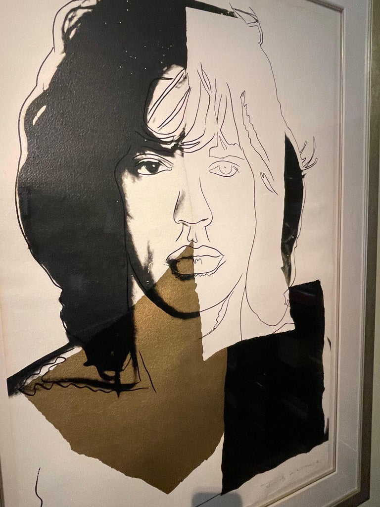Andy Warhol - Mick Jagger (FSII.146) For Sale at 1stDibs