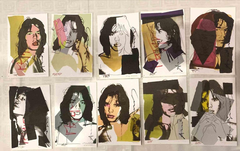 Andy Warhol - Mick Jagger portfolio at 1stDibs