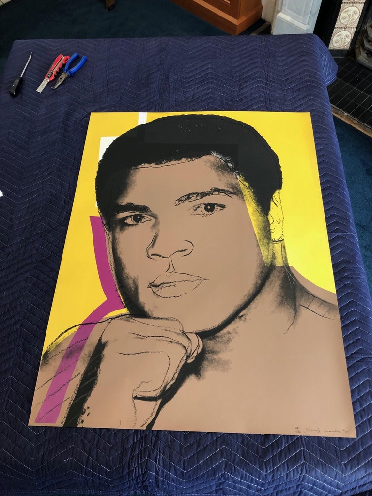 Andy Warhol - Muhammad Ali portfolio of four pieces F&S II.179-182 ...