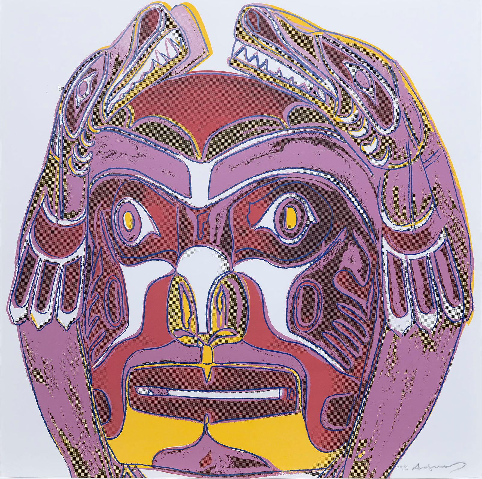 Andy Warhol - Northwest Coast Mask at 1stDibs